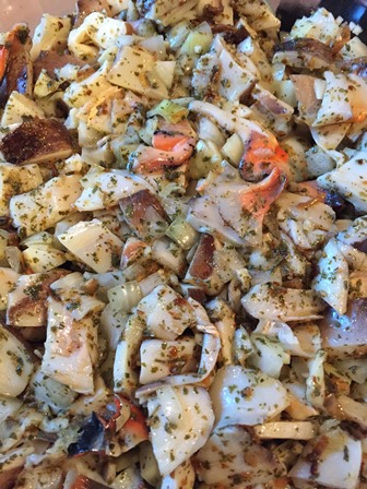 Fricassée de Lambi - Isa popote et papote