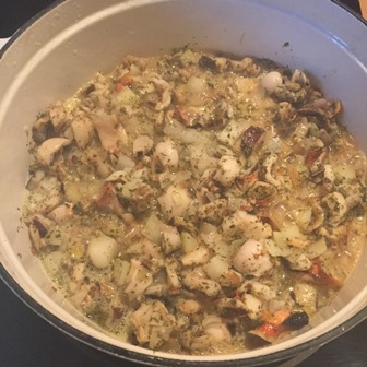 Fricassée de Lambi - Isa popote et papote