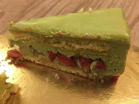 Fraisier au thé matcha - Isa popote et papote