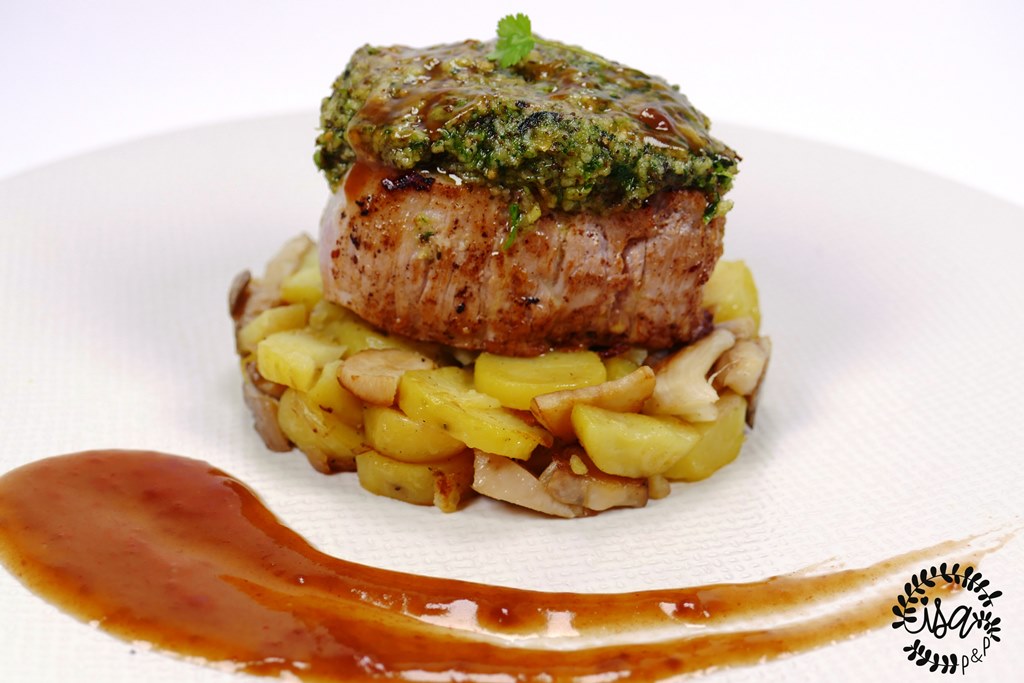 Grenadin de veau, croûte d’herbes et citron confit - Isa popote et papote