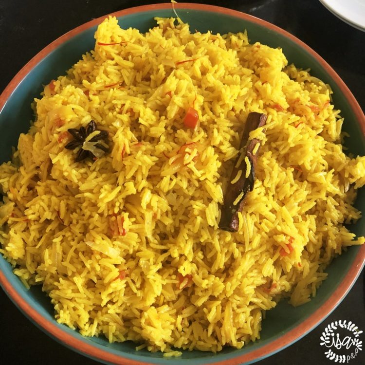 Riz Indien au safran - Isa popote et papote