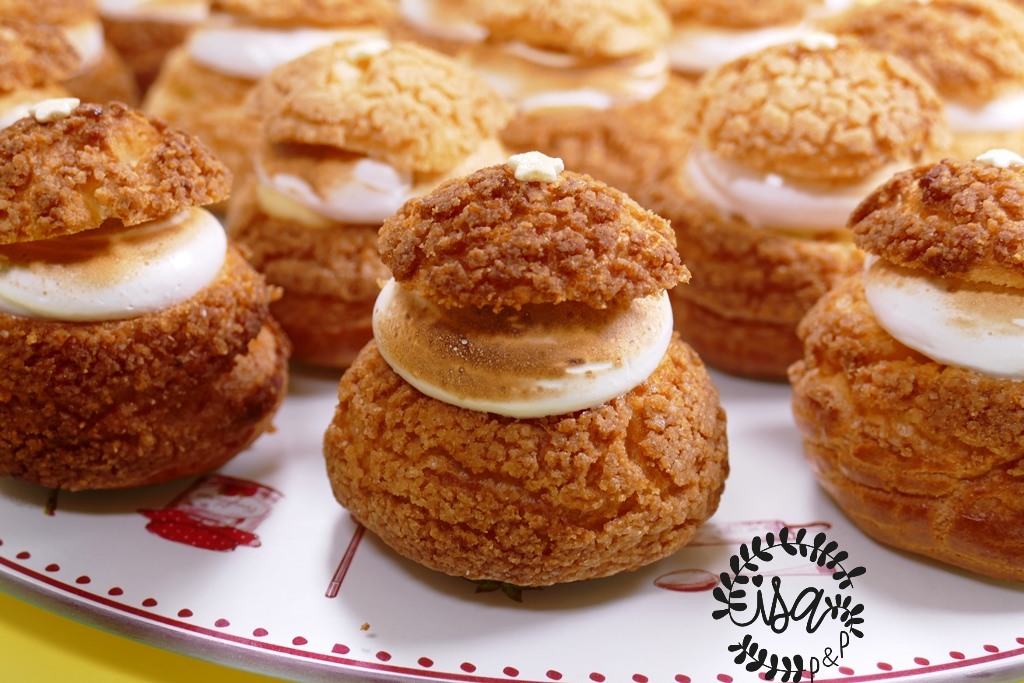 Choux au citron meringués - Isa popote et papote