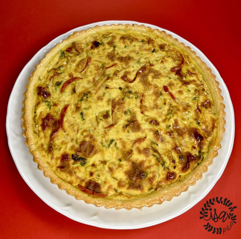 Tarte poulet curry coco - Isa popote et papote