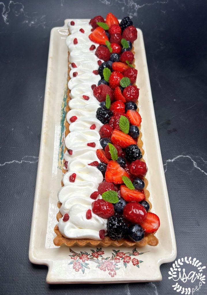 Tarte aux fruits rouges - Isa popote et papote