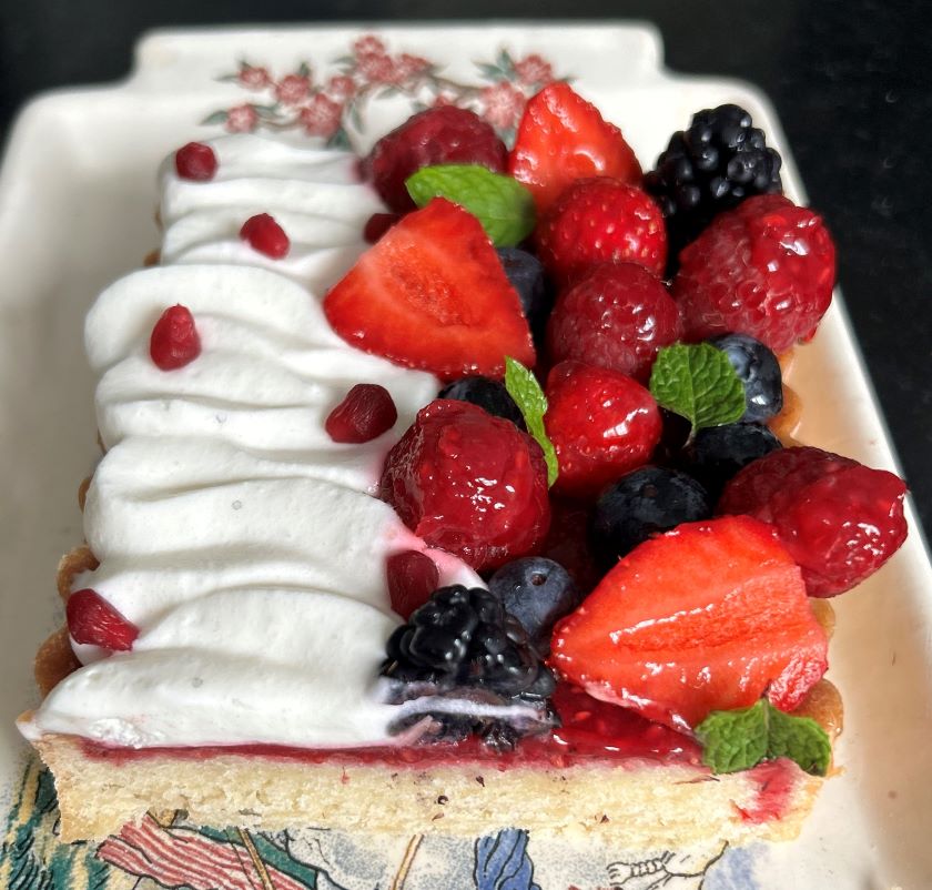 Tarte aux fruits rouges - Isa popote et papote